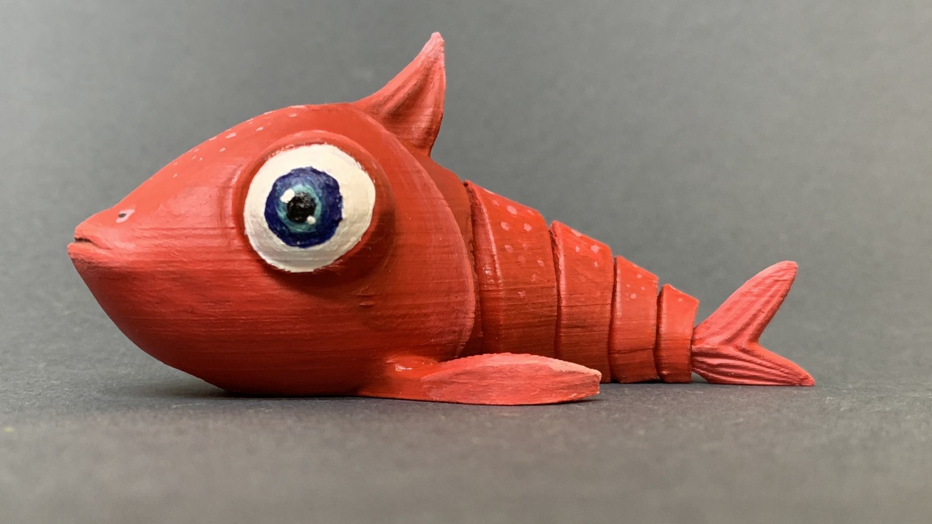 Articulated Fish 3D model 3D printable | CGTrader