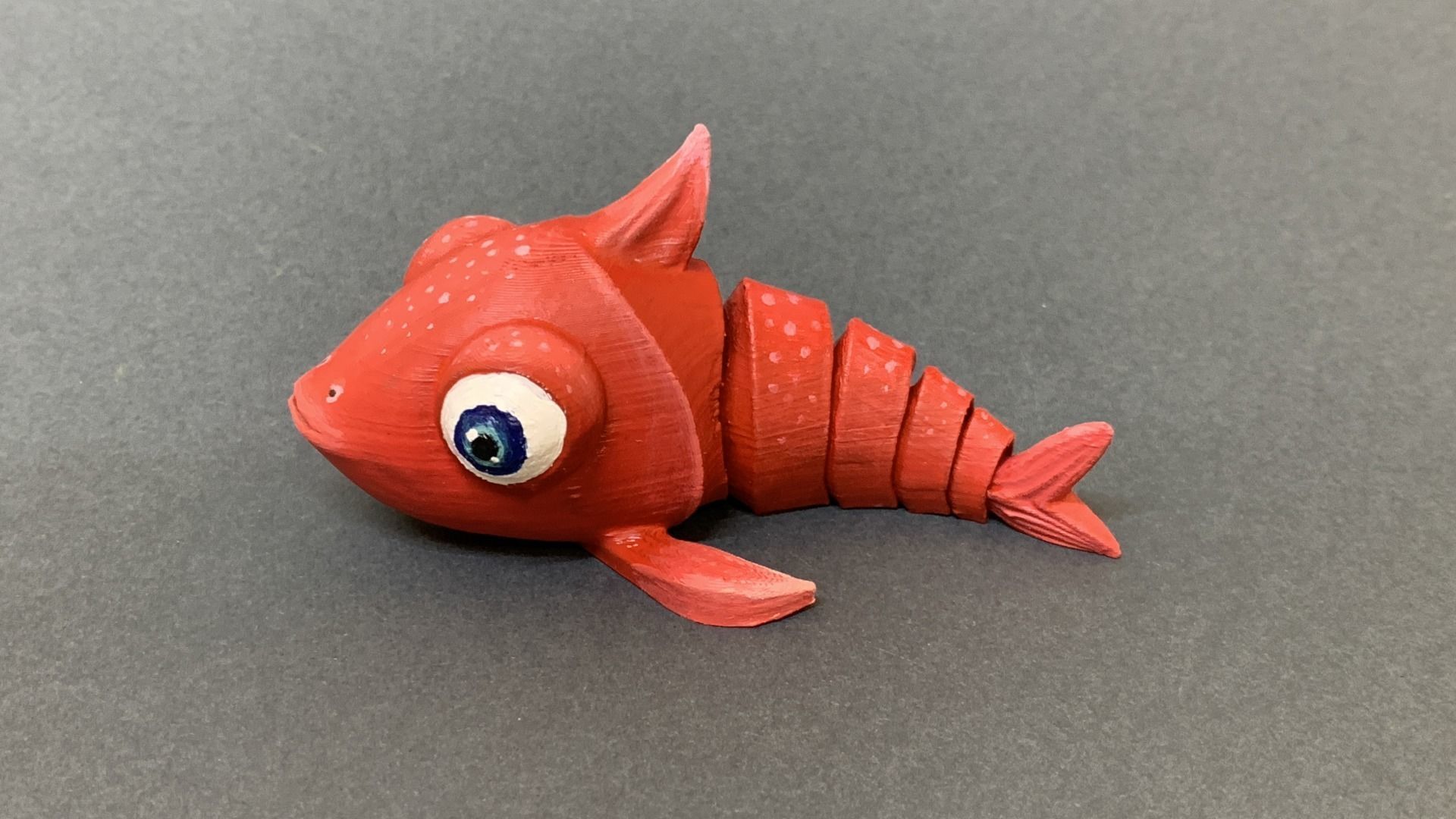 Articulated Fish 3D model 3D printable | CGTrader