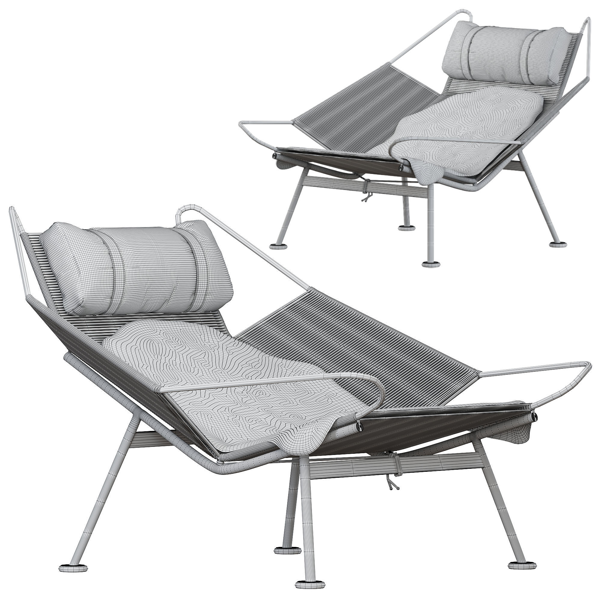 Flag Halyard Chair 3D model | CGTrader