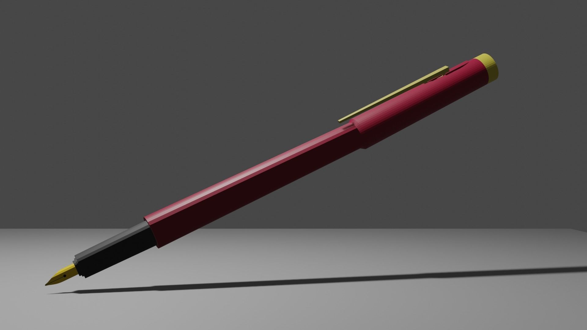 3D model 3d model of a pen VR / AR / low-poly | CGTrader