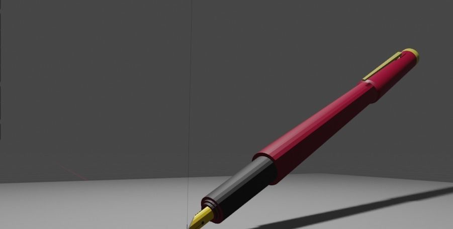 3D model 3d model of a pen VR / AR / low-poly | CGTrader