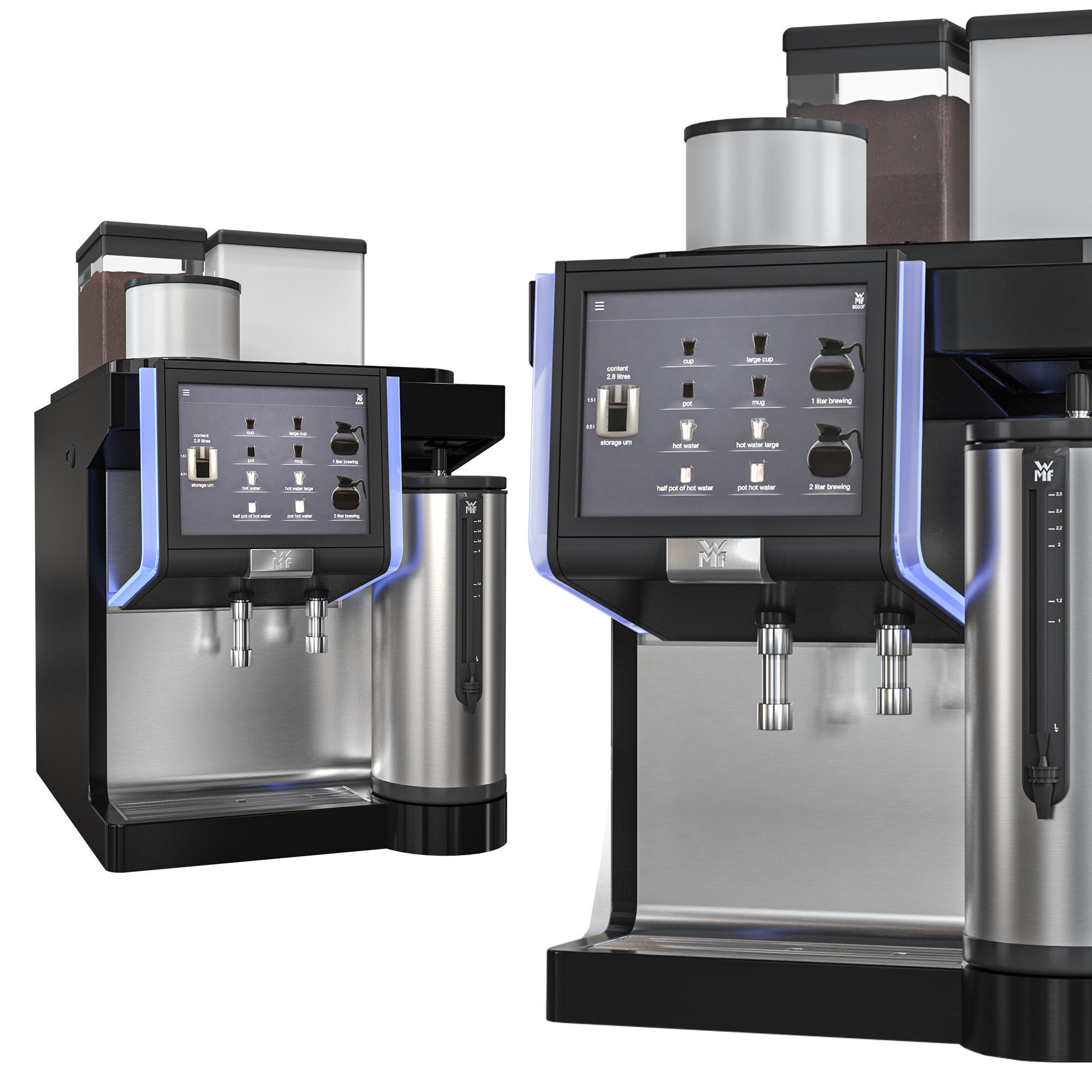 wmf coffee machines collection 3D model | CGTrader