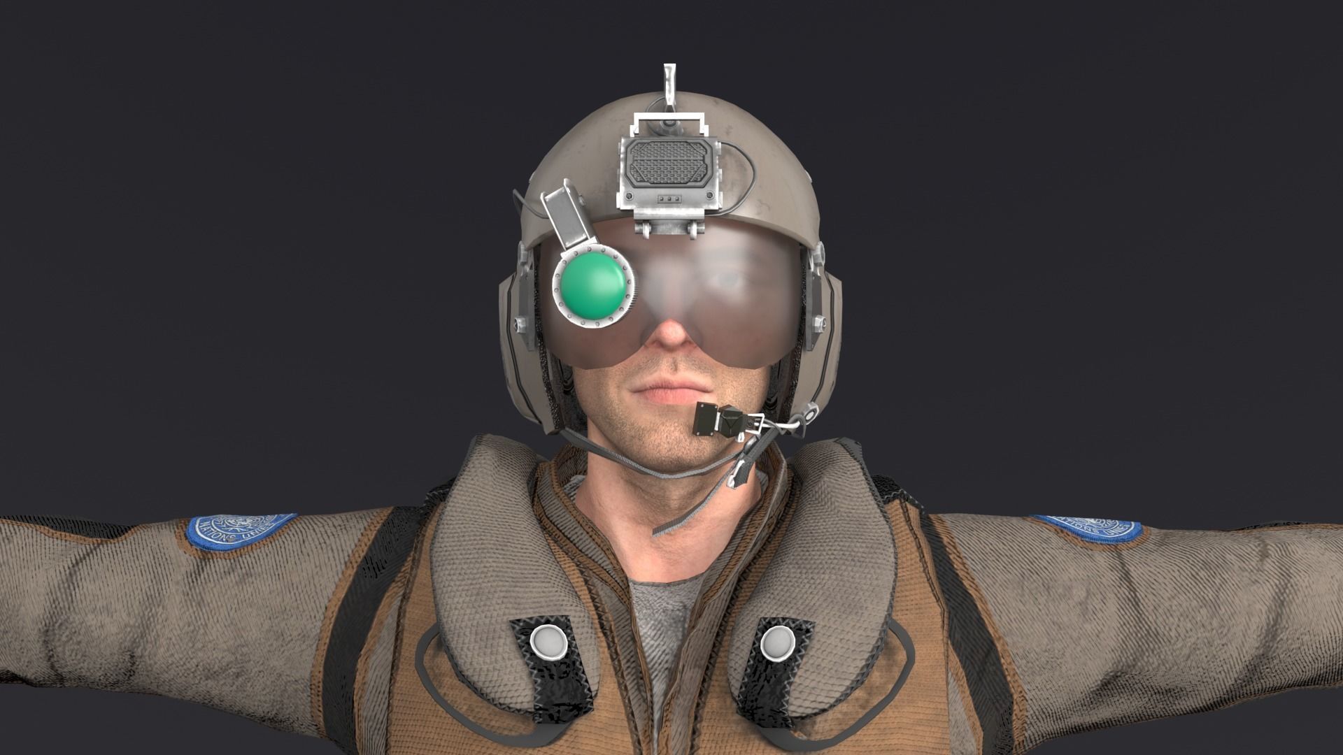 3D model Pilots and helicopters VR / AR / low-poly | CGTrader