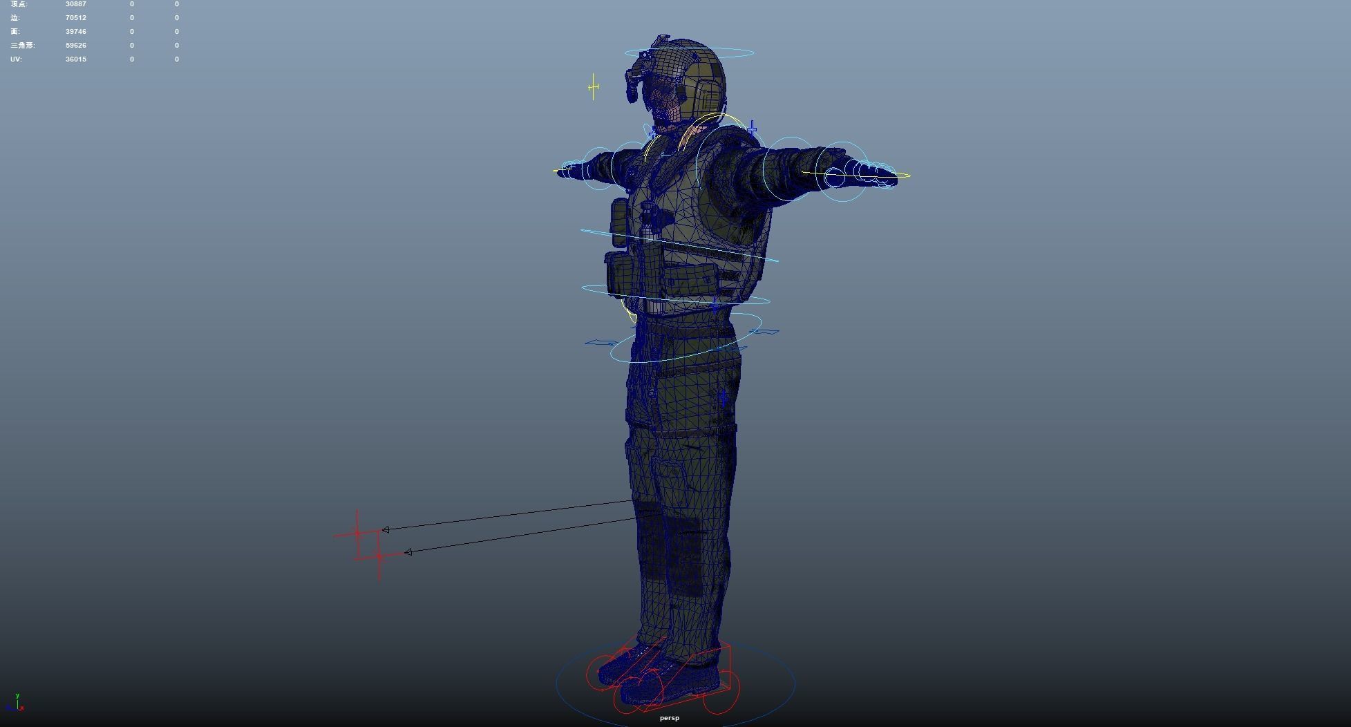 3D model Pilots and helicopters VR / AR / low-poly | CGTrader