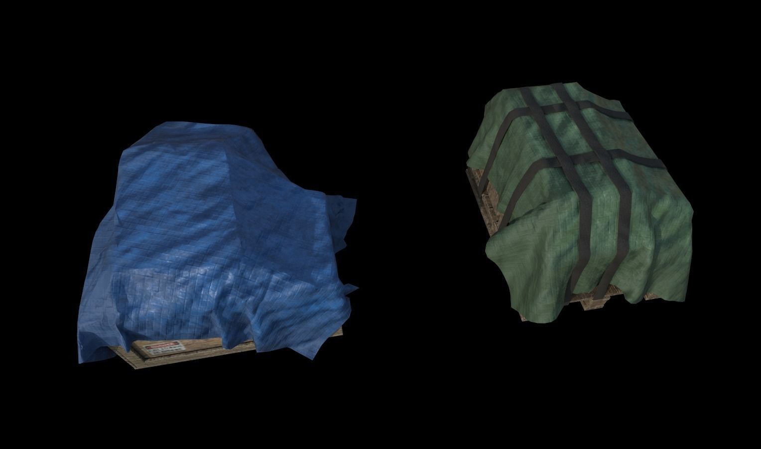 3D model Wooden Shack Pack VR / AR / low-poly | CGTrader