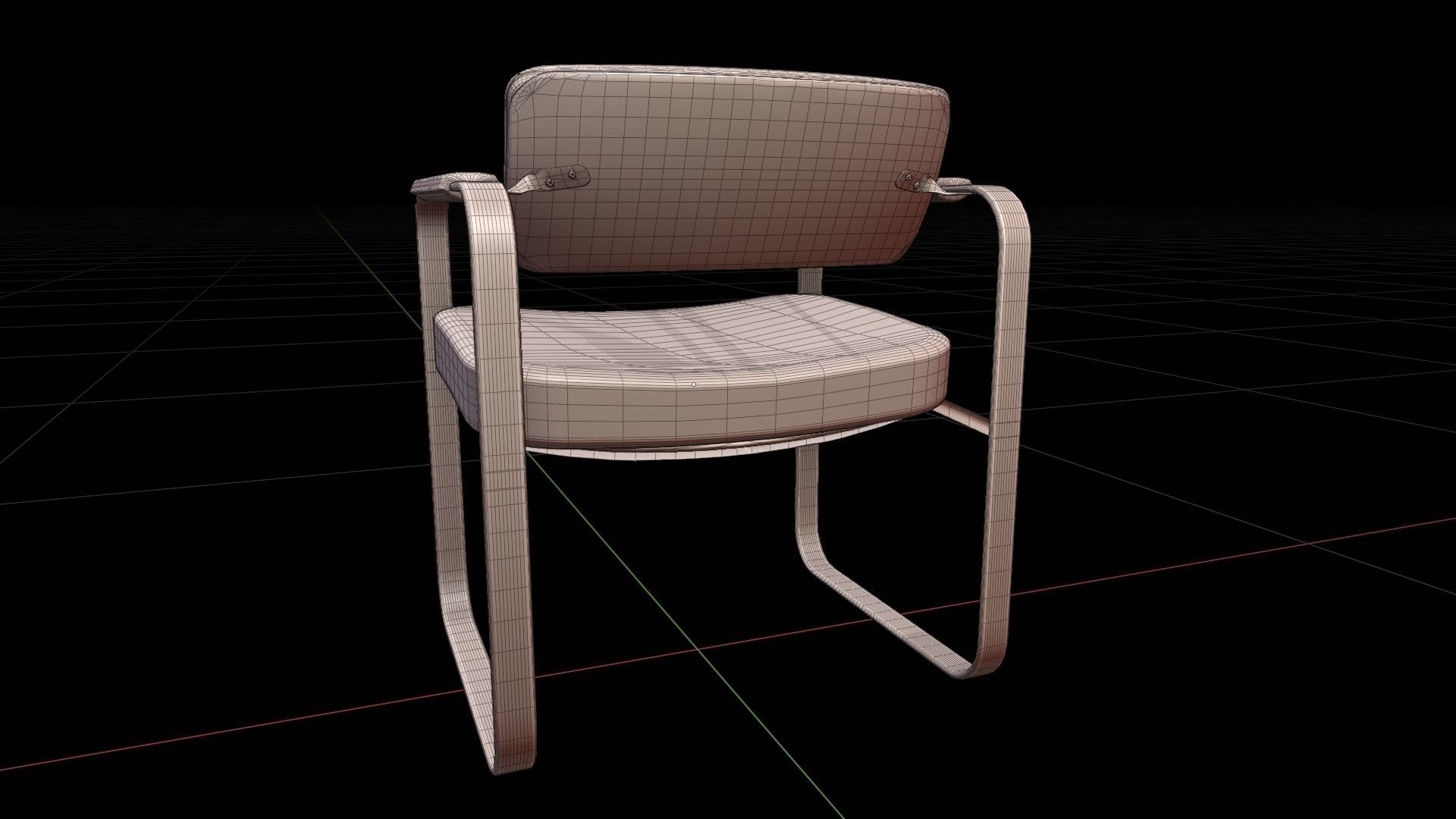 Eero Arnio inspired executive office chair 3D model | CGTrader