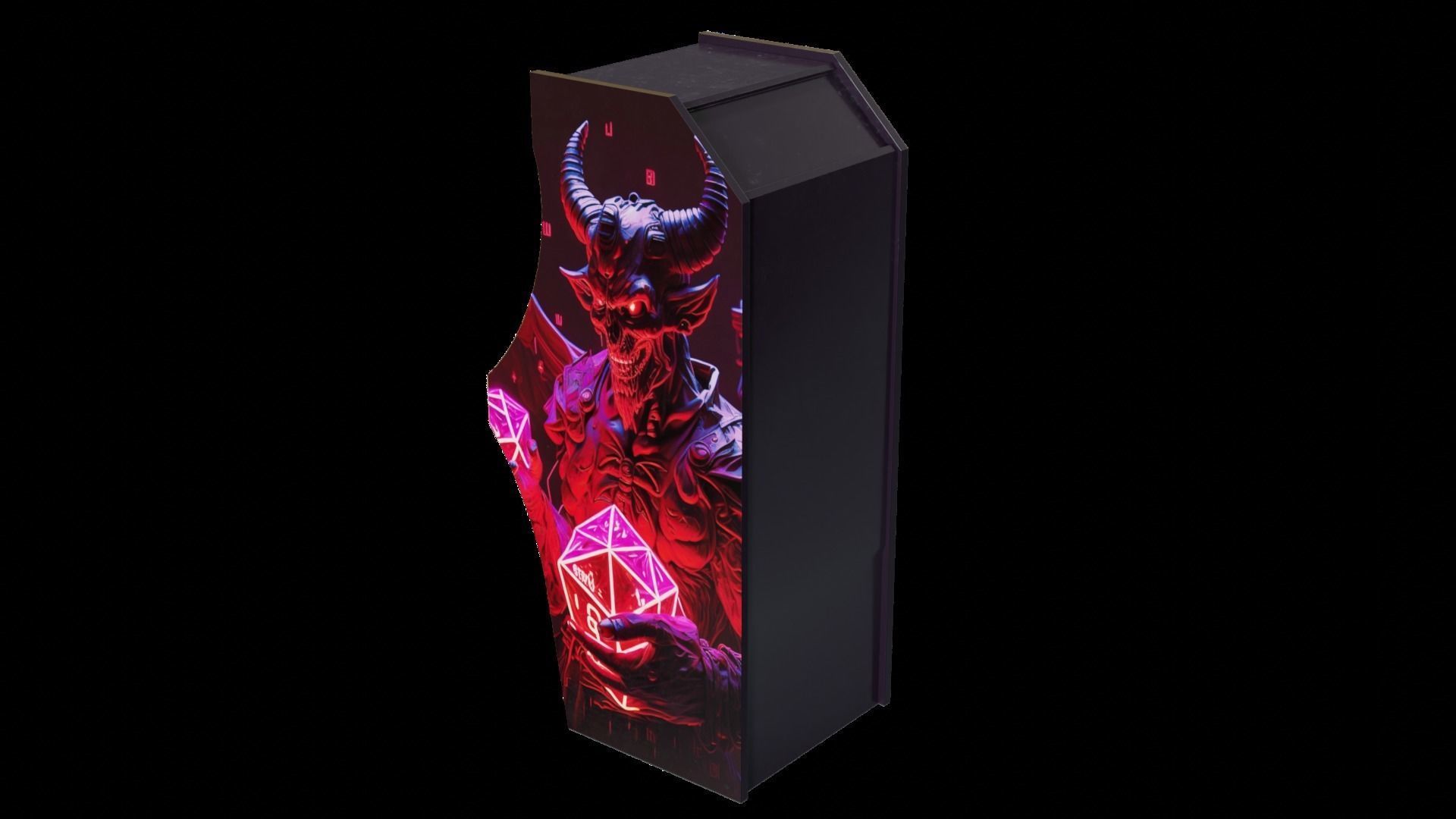 3D model Arcade Machine angel girls and demons theme gaming game ready ...