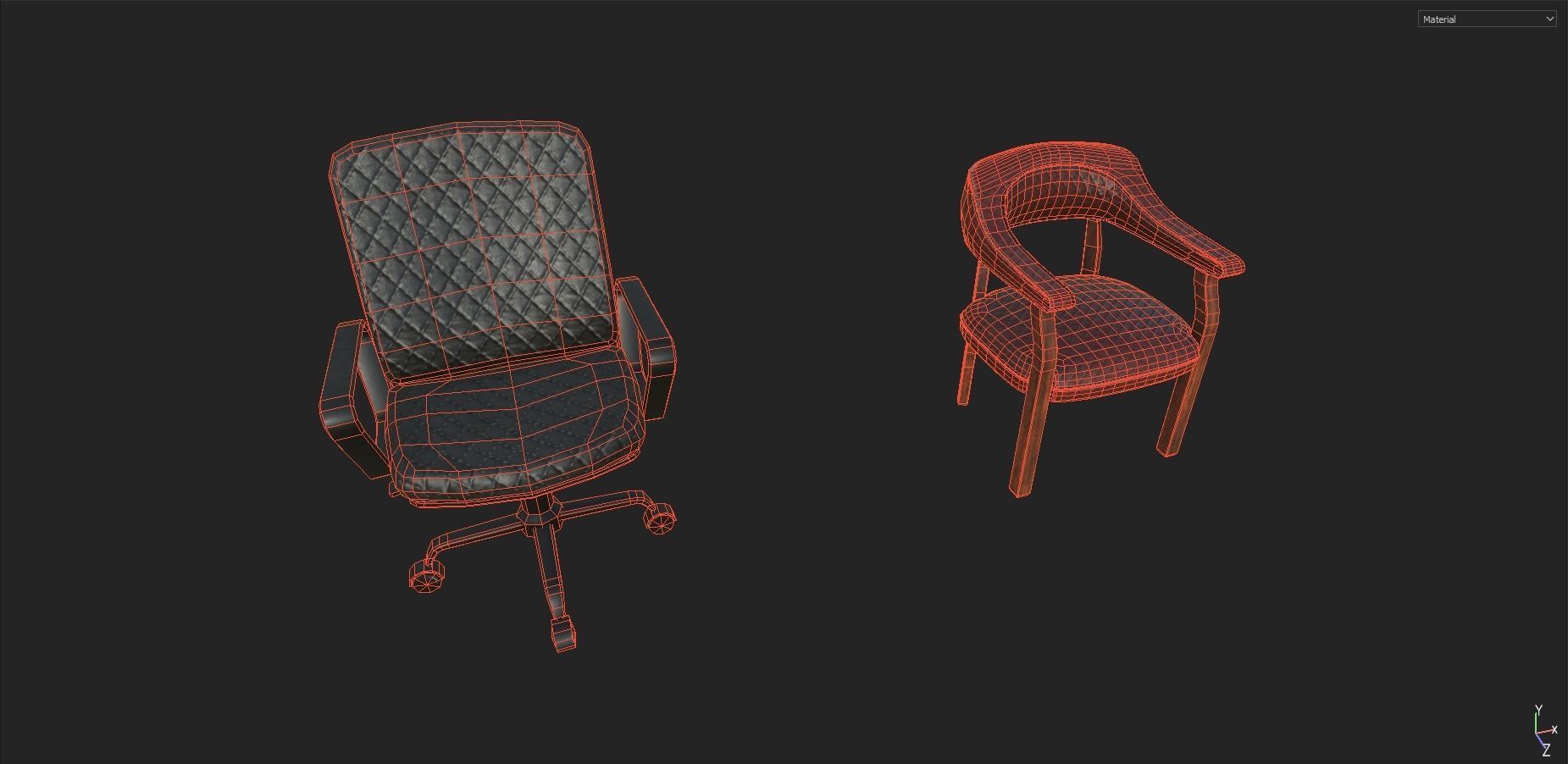 3D model Chairs Prop Pack VR / AR / low-poly | CGTrader