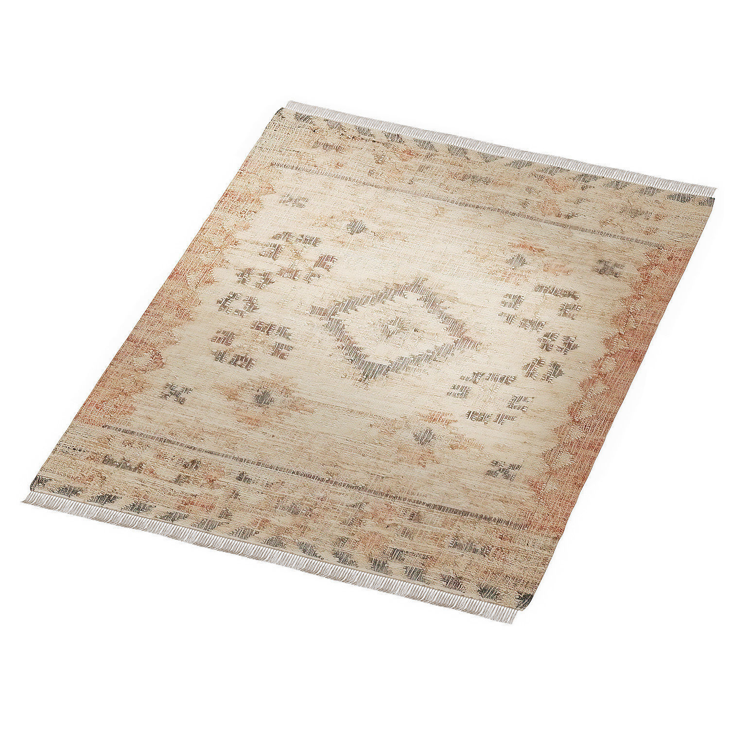 Worn effect carpet Navaja 3D model | CGTrader