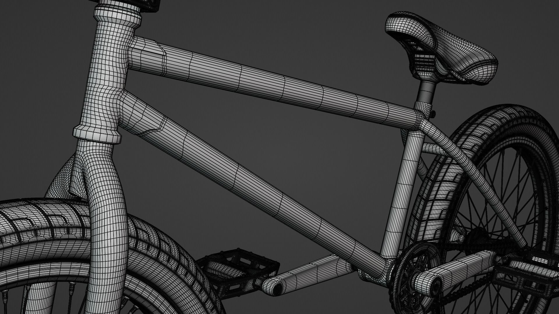 Realistic BMX Bike Bicycle BSD CULT ODYSSEY Street Dirt Skate free 3D ...