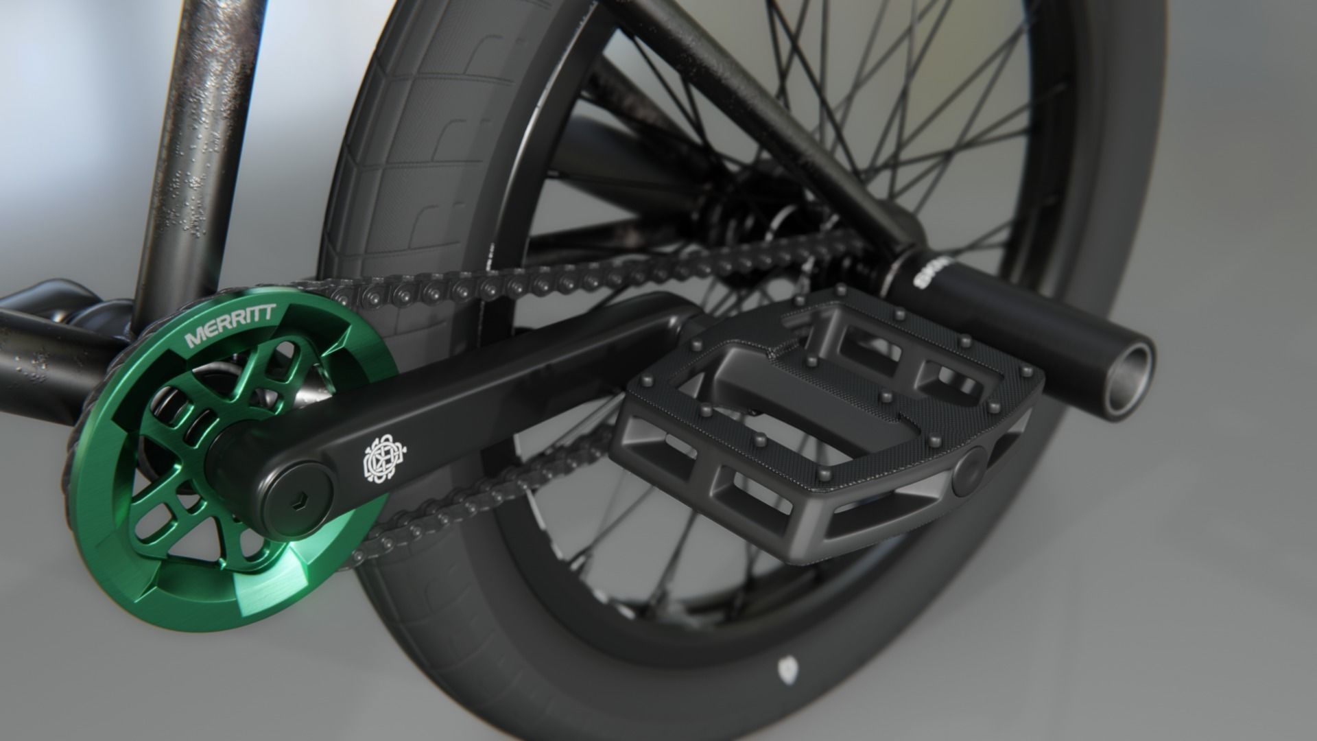 Realistic BMX Bike Bicycle BSD CULT ODYSSEY Street Dirt Skate free 3D ...