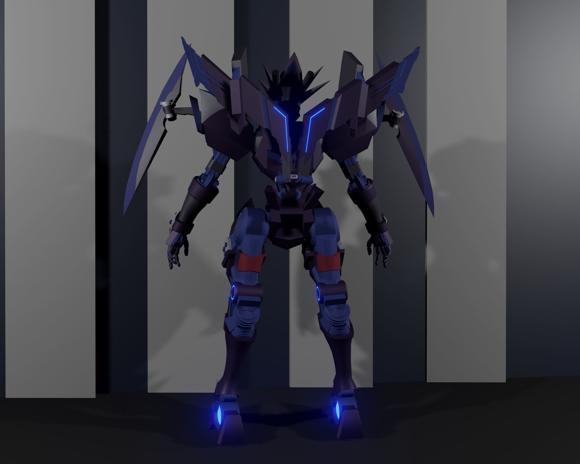 cyberpunk X 3D model animated rigged | CGTrader