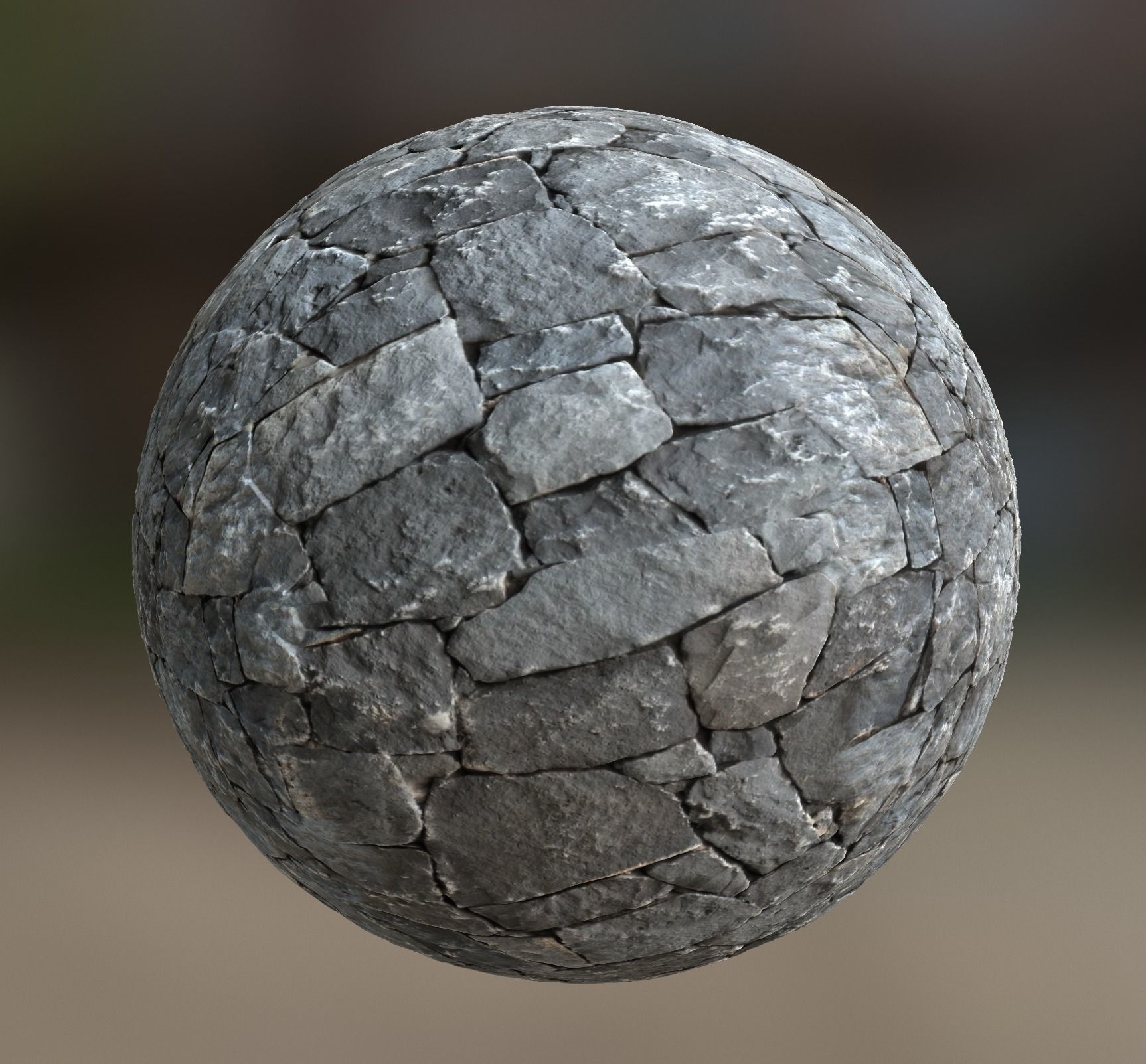 Rock PBR Material 1600 x 1068 free VR / AR / low-poly 3D model | CGTrader