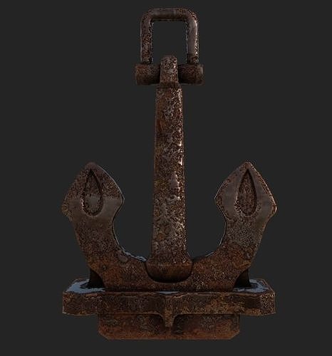 3D model Anchor VR / AR / low-poly | CGTrader
