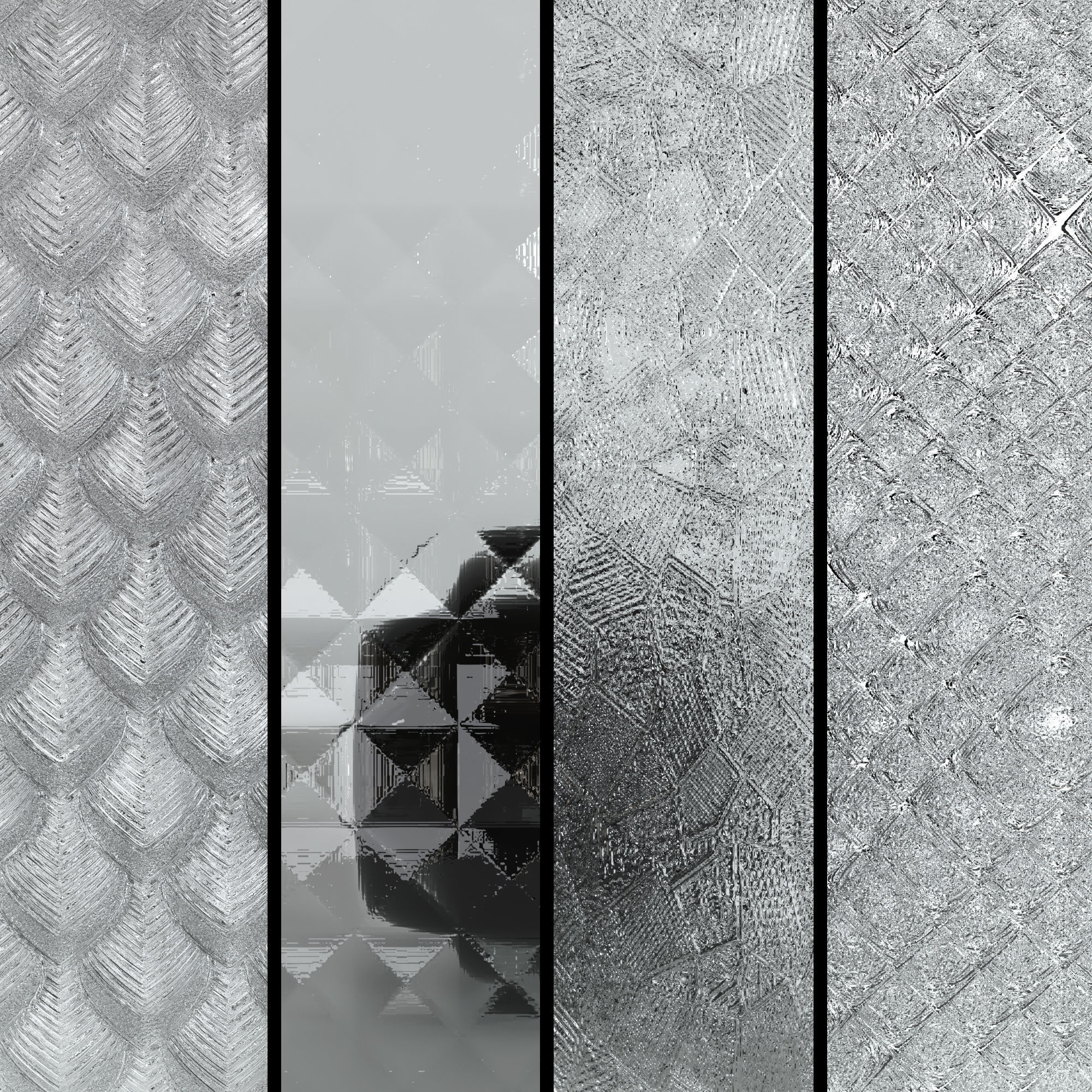 Fluted Glass Texture | CGTrader