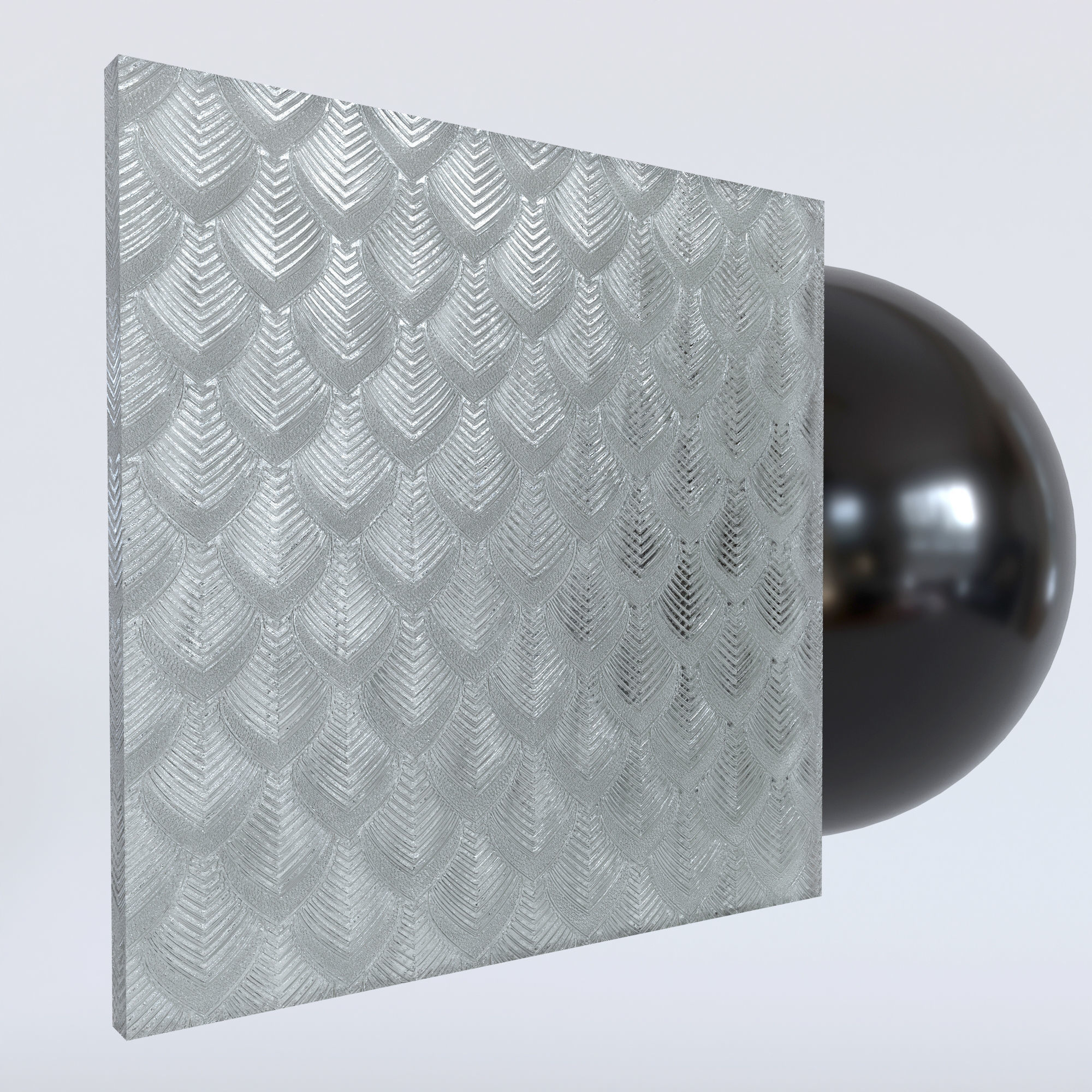 Fluted Glass Texture | CGTrader