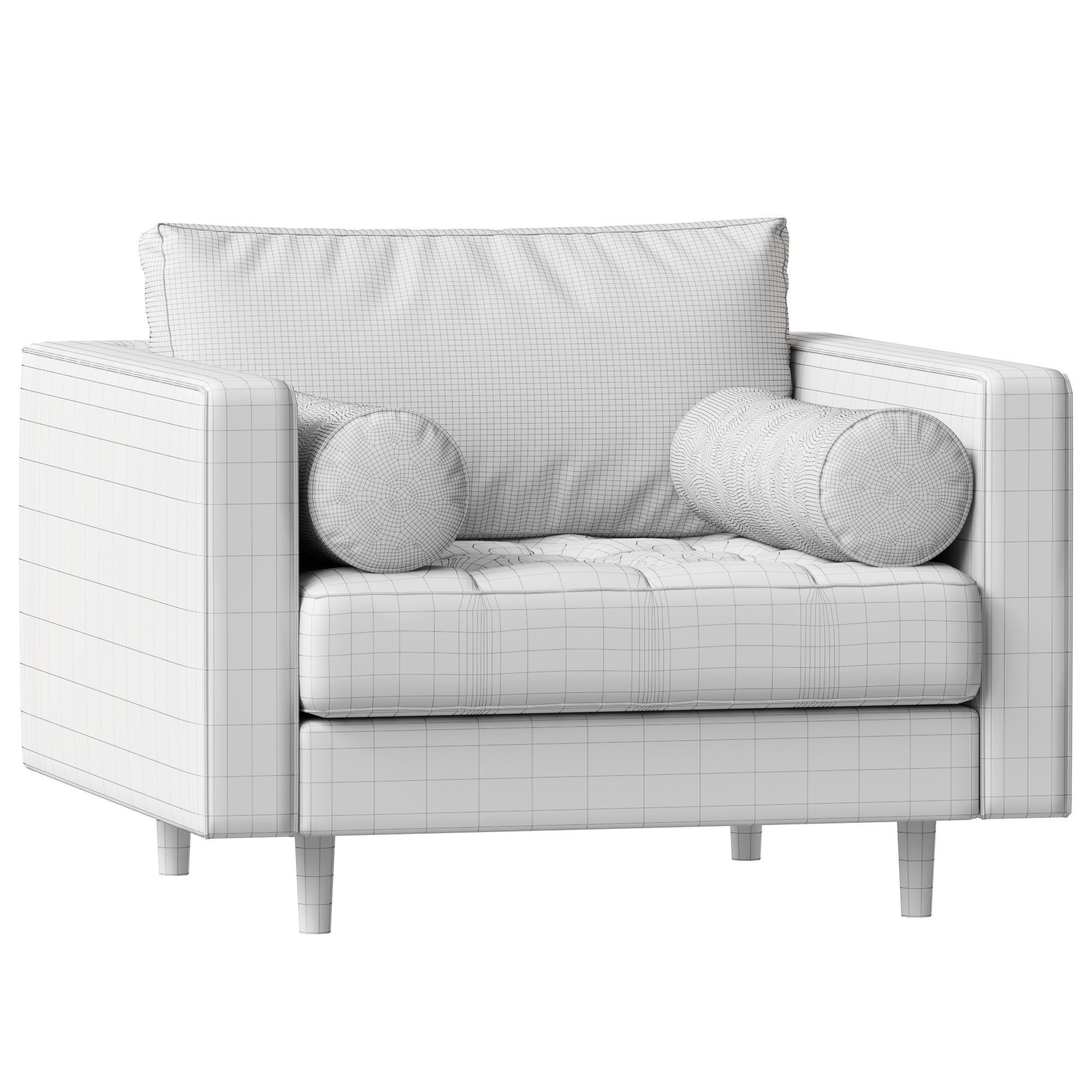 Dennes Chair 3D model | CGTrader