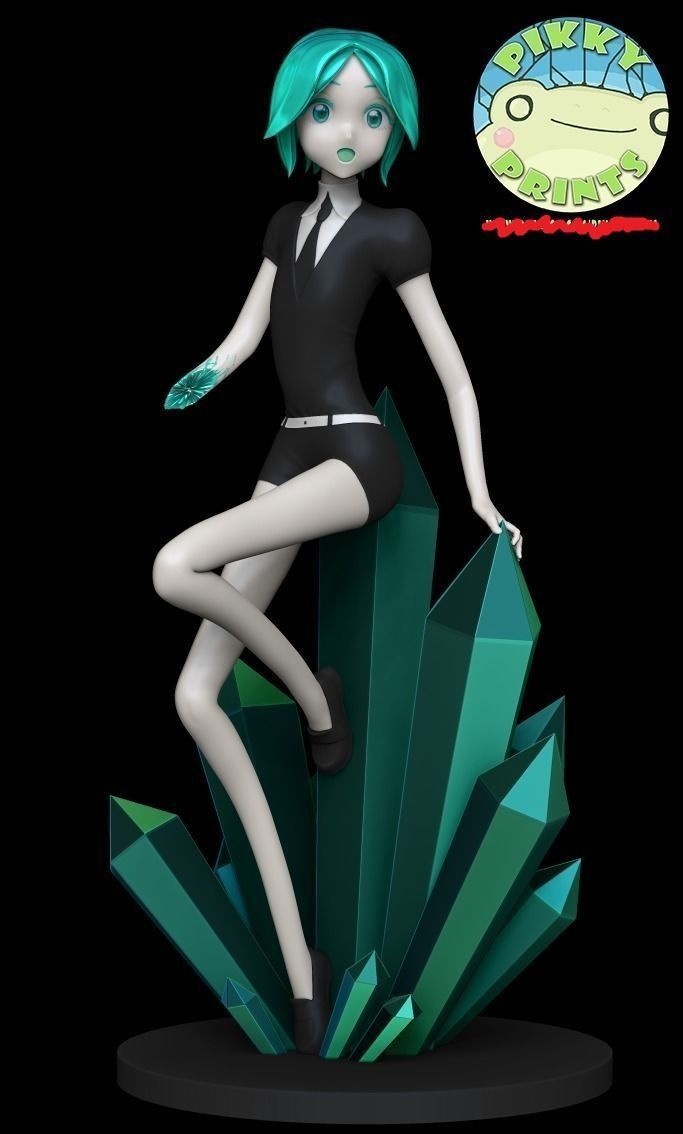 Phosphophyllite Phos - Houseki no Kuni 3D model 3D printable | CGTrader