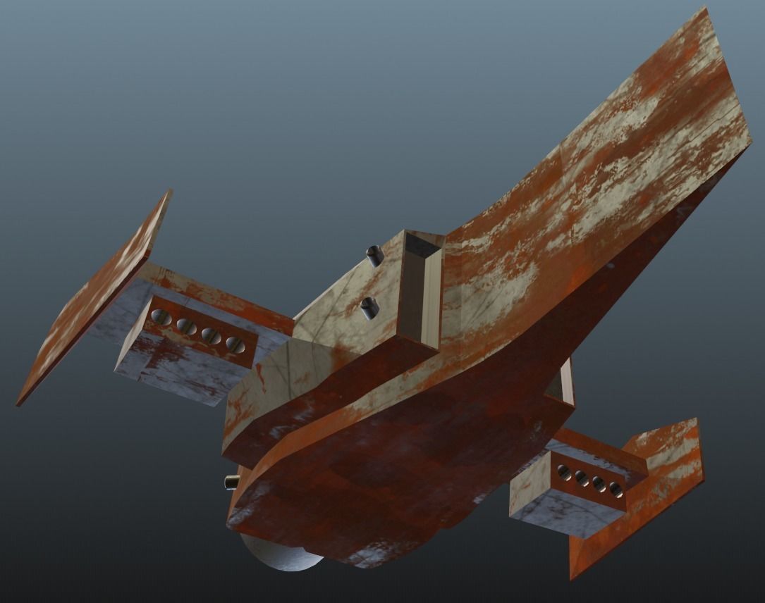 Dieselpunk Rocketship - The Ultimate Weapon of the Skies 3D model ...