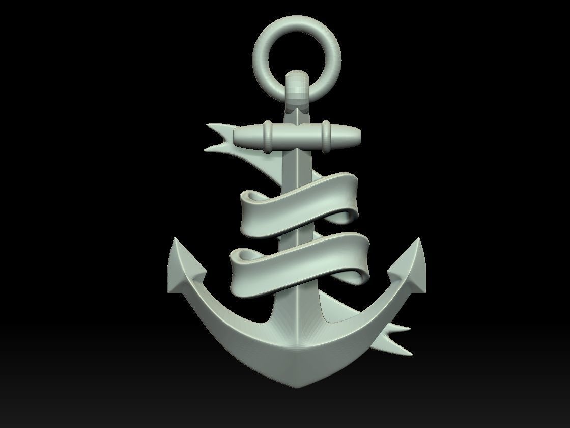 ANCHOR 3D model 3D printable | CGTrader