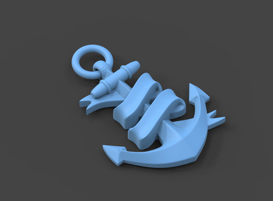 ANCHOR 3D model 3D printable | CGTrader