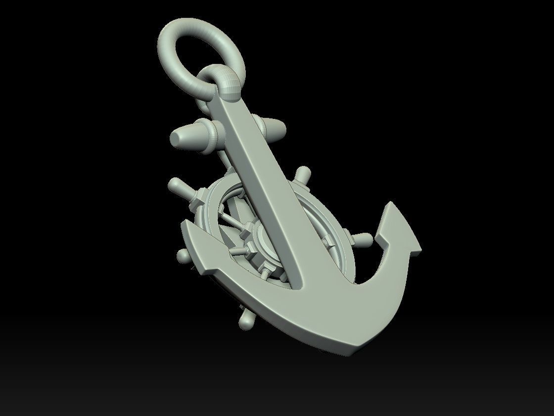 ANCHOR 3D model 3D printable | CGTrader