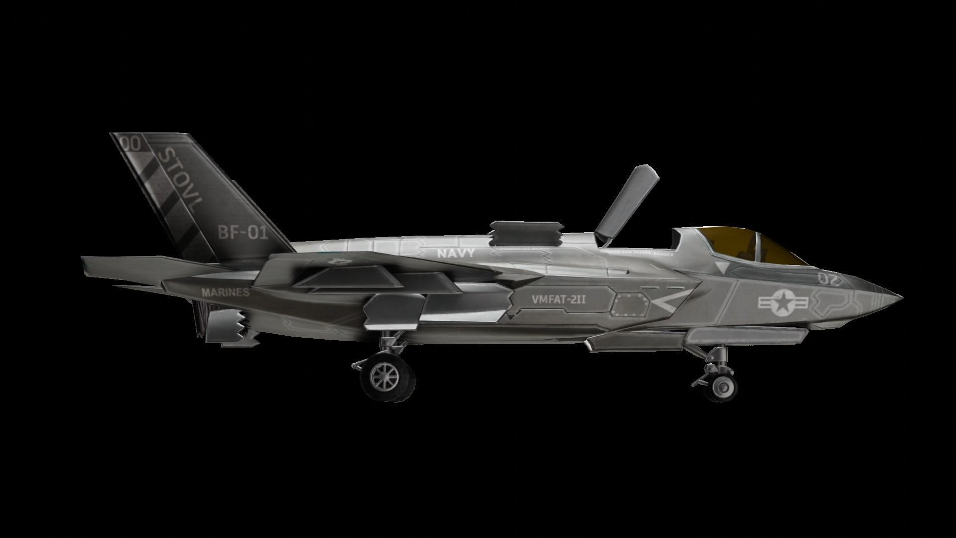 3D model Lockheed Martin F-35 Lightning VR / AR / low-poly | CGTrader