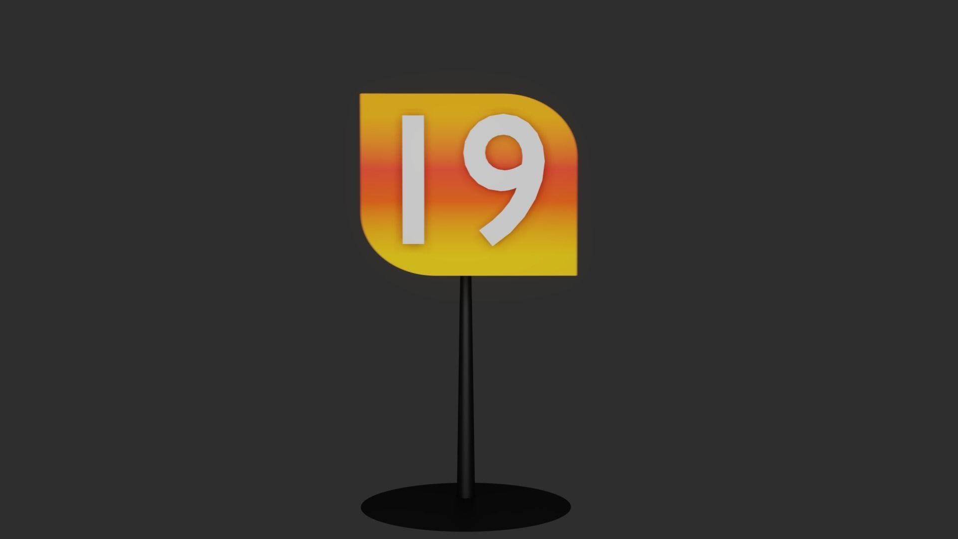 Fs 19 logo free 3D model | CGTrader