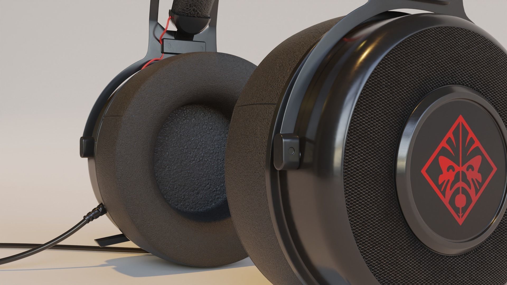 hp omen Headphone 3D model | CGTrader