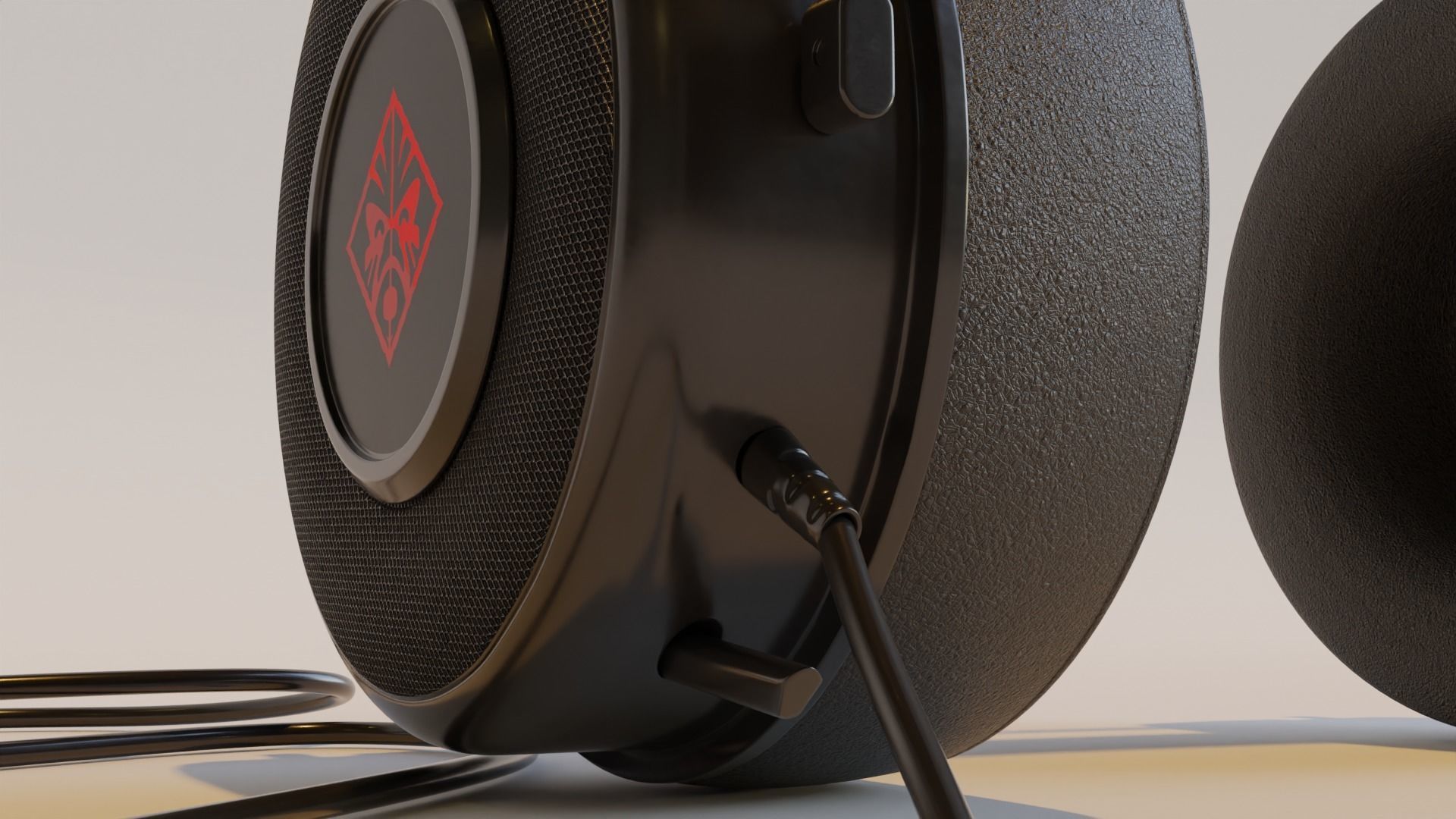 hp omen Headphone 3D model | CGTrader
