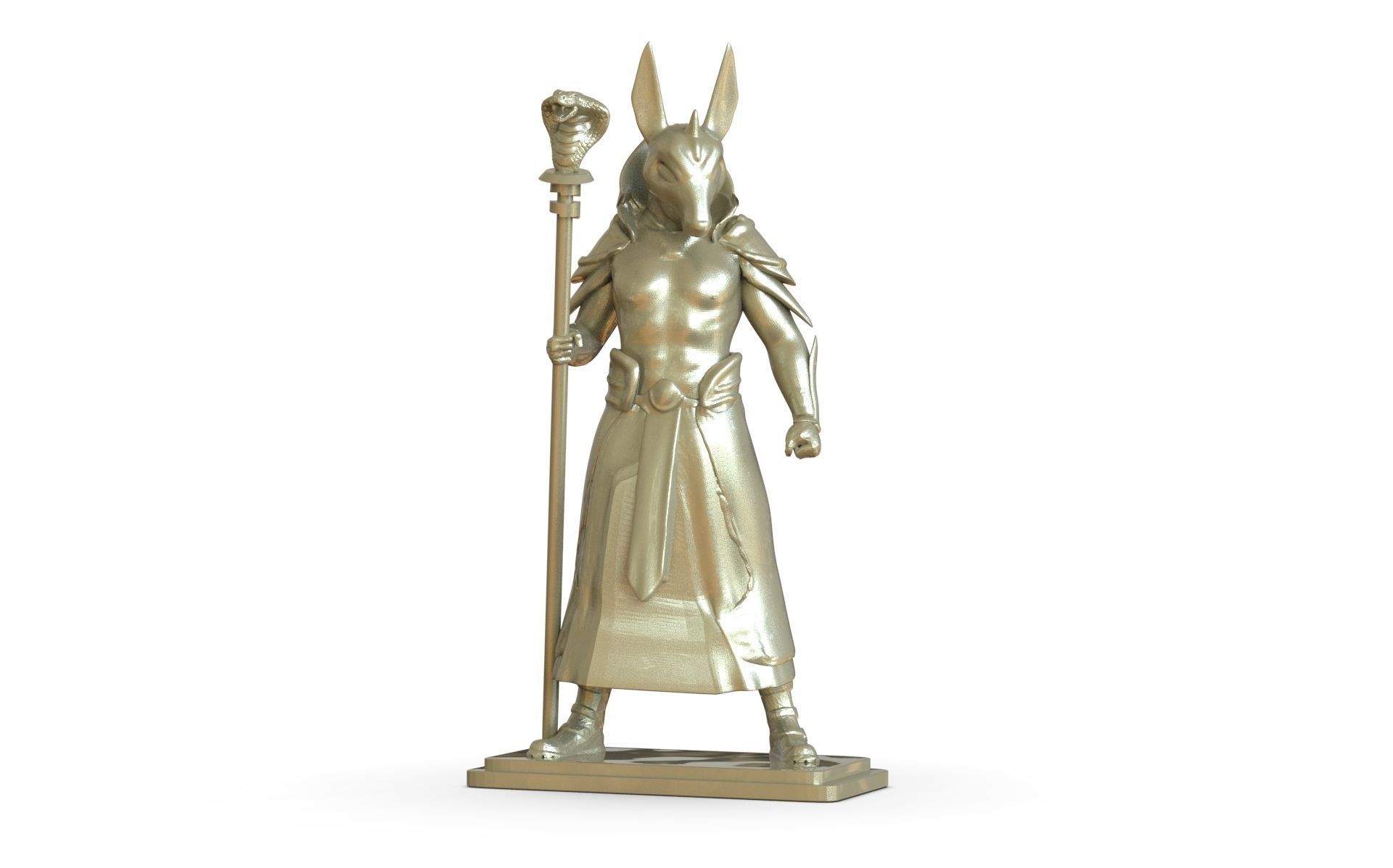 Anubis Sculpture 3D model 3D printable | CGTrader
