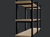 3D model 3 tier wall shelf VR / AR / low-poly | CGTrader