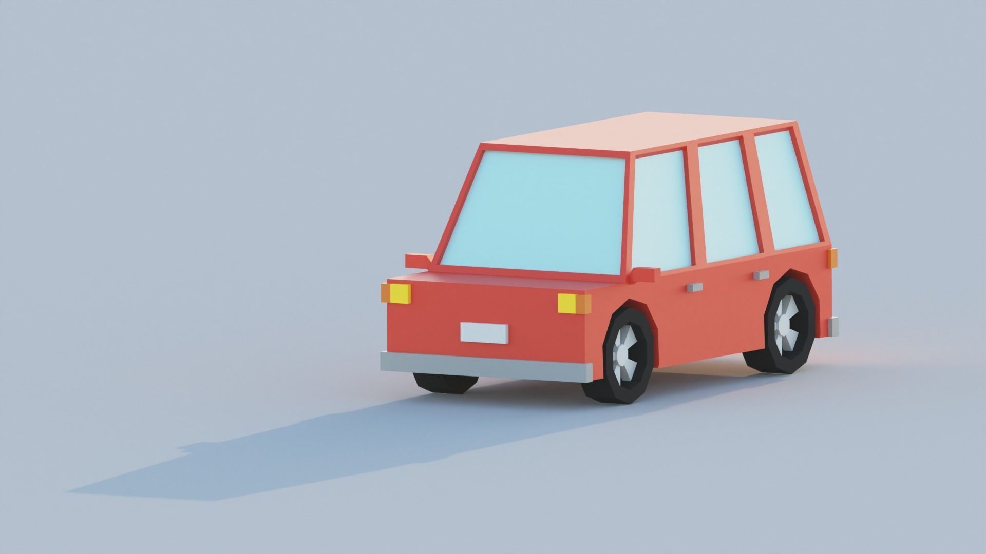 3D model Cartoon Low Poly Cars Kit - 17 Vehicles VR / AR / low-poly ...