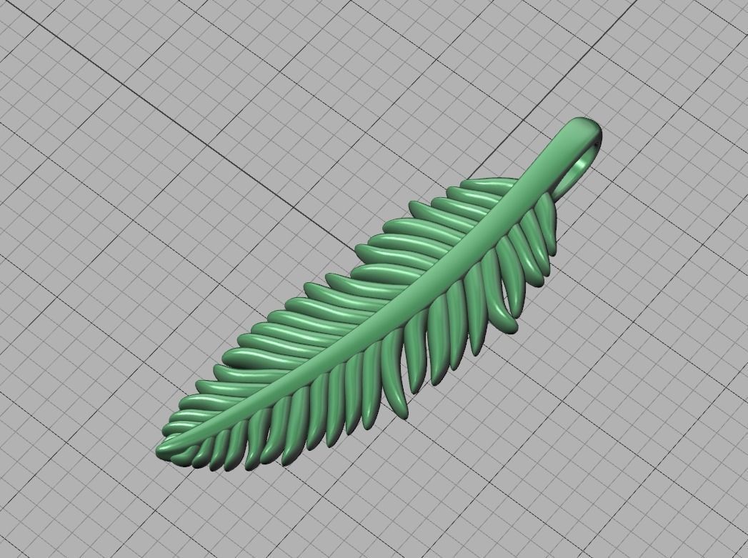 Feather Ring and Pendant Jewelry Set 3dprint models 3D Model Collection ...