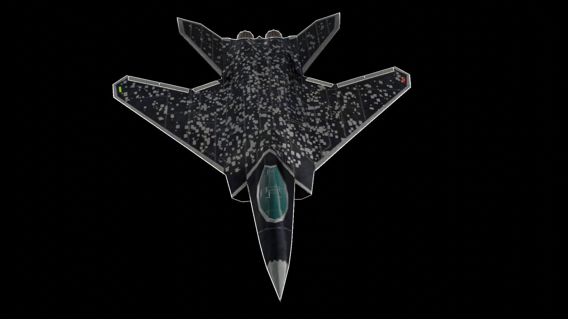 3D model FCAS -French Concept fighter jet VR / AR / low-poly | CGTrader