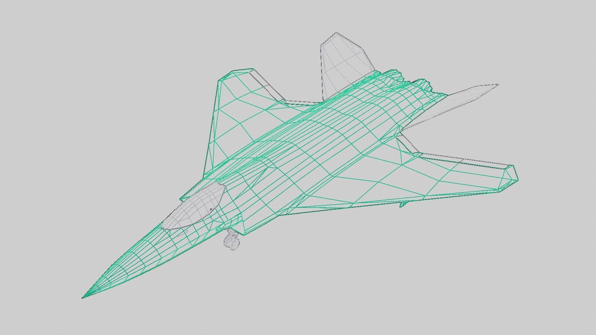 3D model FCAS -French Concept fighter jet VR / AR / low-poly | CGTrader