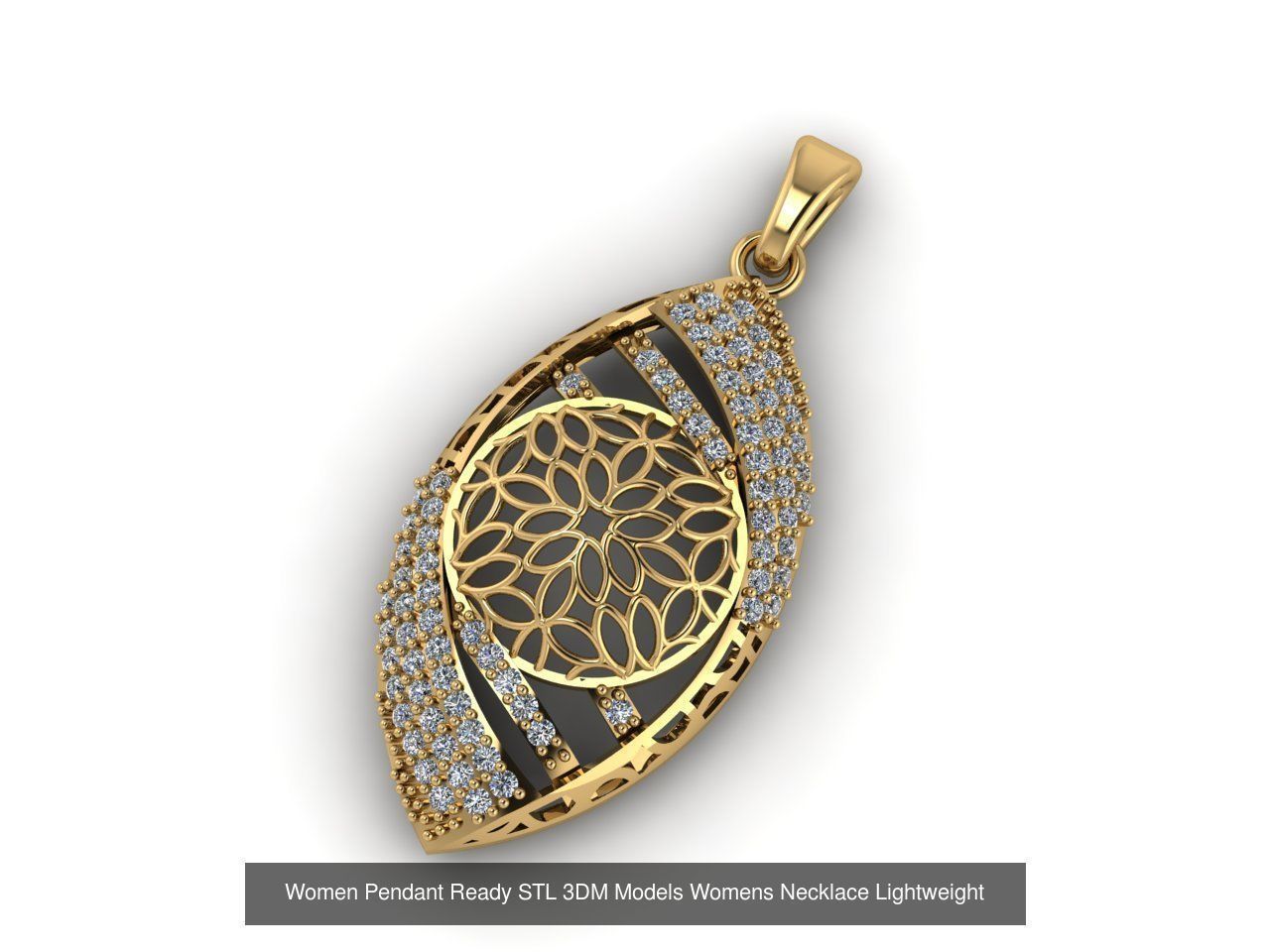 53 Files - Women Pendant Ready STL 3DM Models Womens Necklace 3D 3D ...