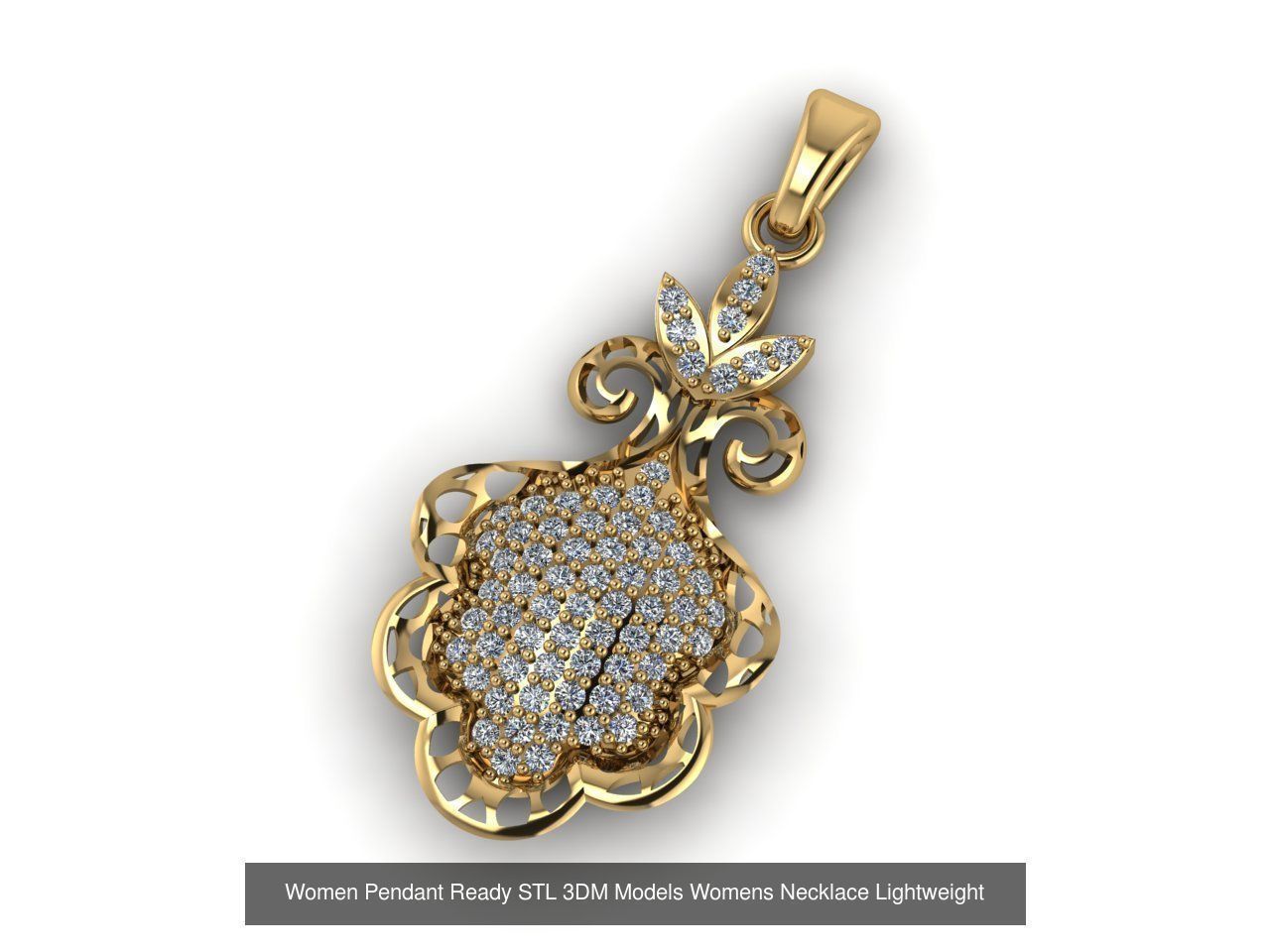 53 Files - Women Pendant Ready STL 3DM Models Womens Necklace 3D 3D ...