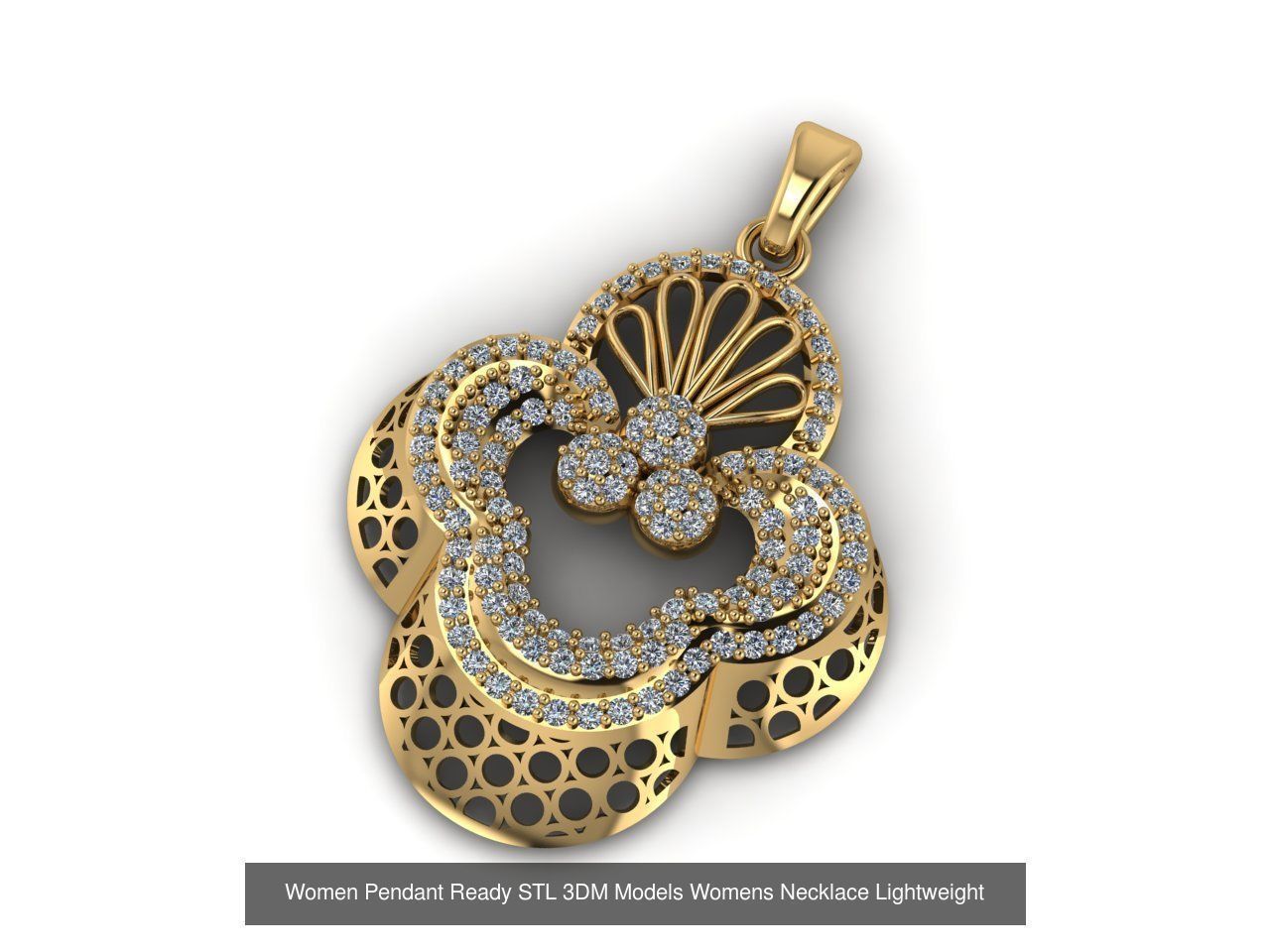 53 Files - Women Pendant Ready STL 3DM Models Womens Necklace 3D 3D ...