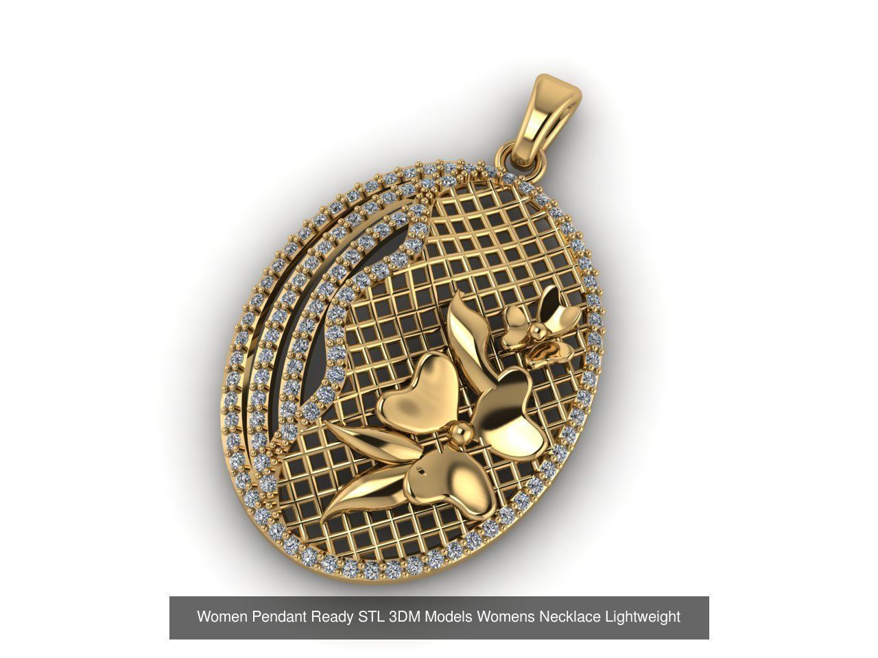 53 Files - Women Pendant Ready STL 3DM Models Womens Necklace 3D 3D ...