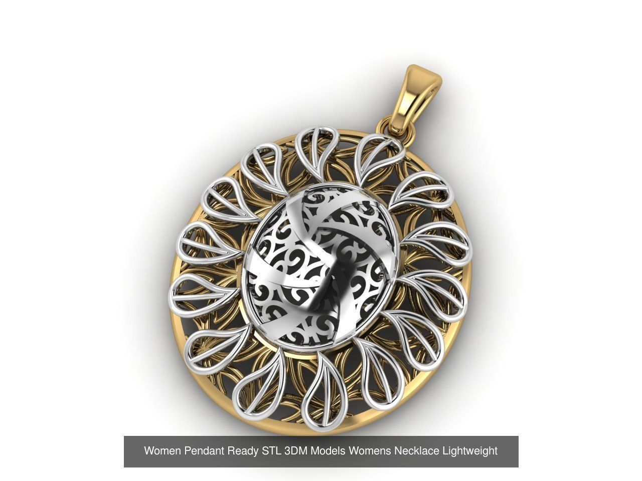 53 Files - Women Pendant Ready STL 3DM Models Womens Necklace 3D 3D ...