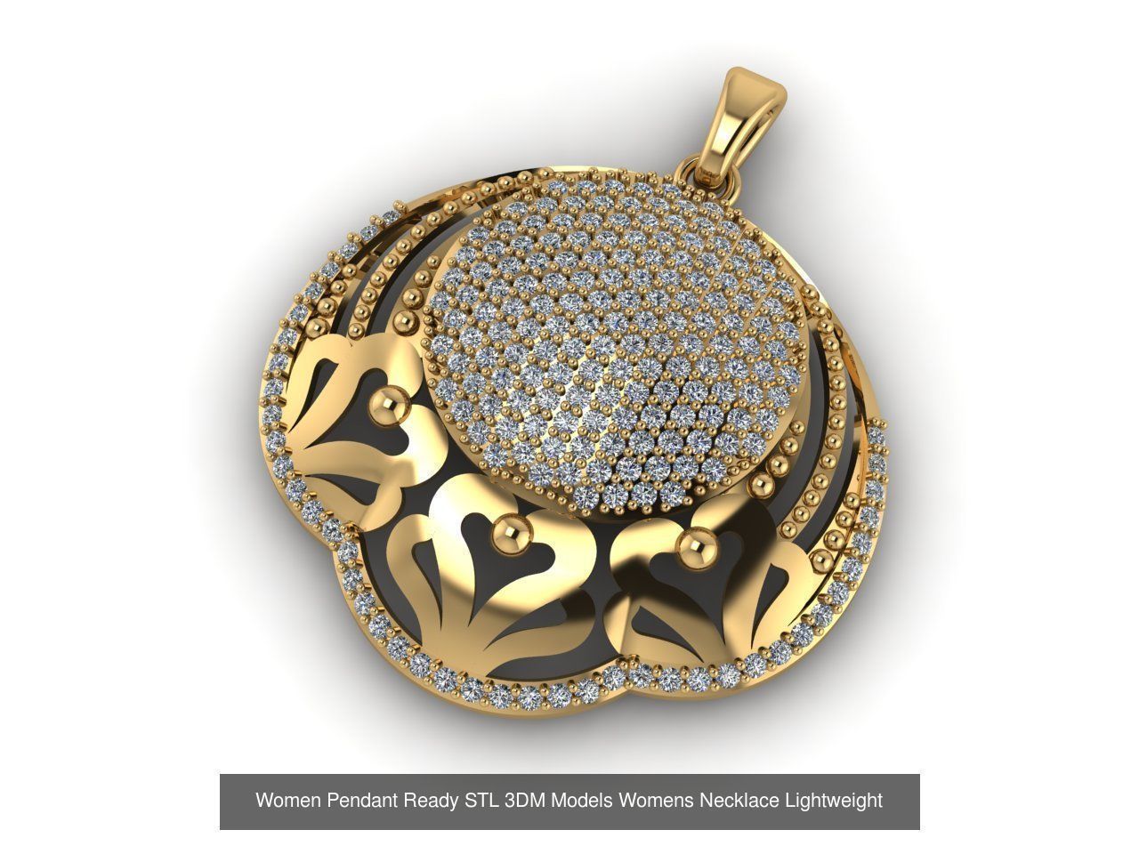 53 Files - Women Pendant Ready STL 3DM Models Womens Necklace 3D 3D ...
