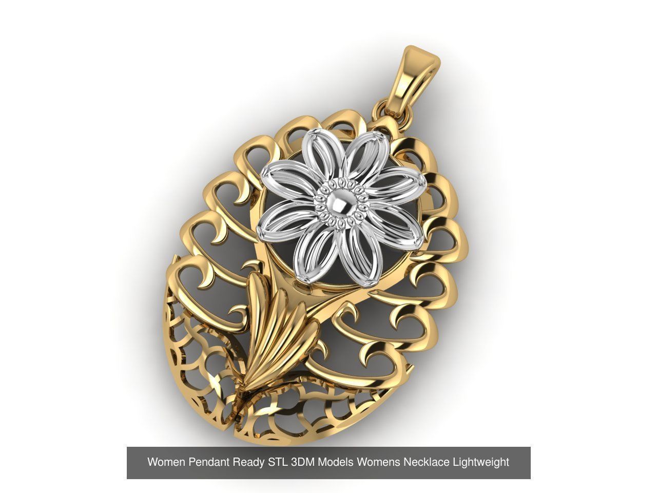 53 Files - Women Pendant Ready STL 3DM Models Womens Necklace 3D 3D ...