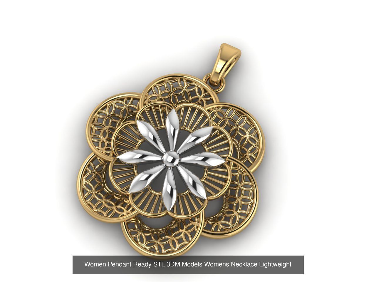 53 Files - Women Pendant Ready STL 3DM Models Womens Necklace 3D 3D ...