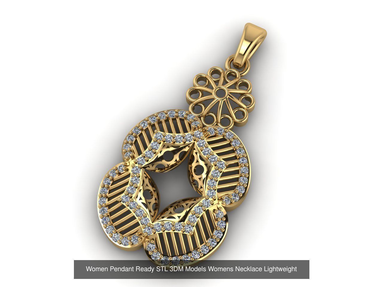 53 Files - Women Pendant Ready STL 3DM Models Womens Necklace 3D 3D ...