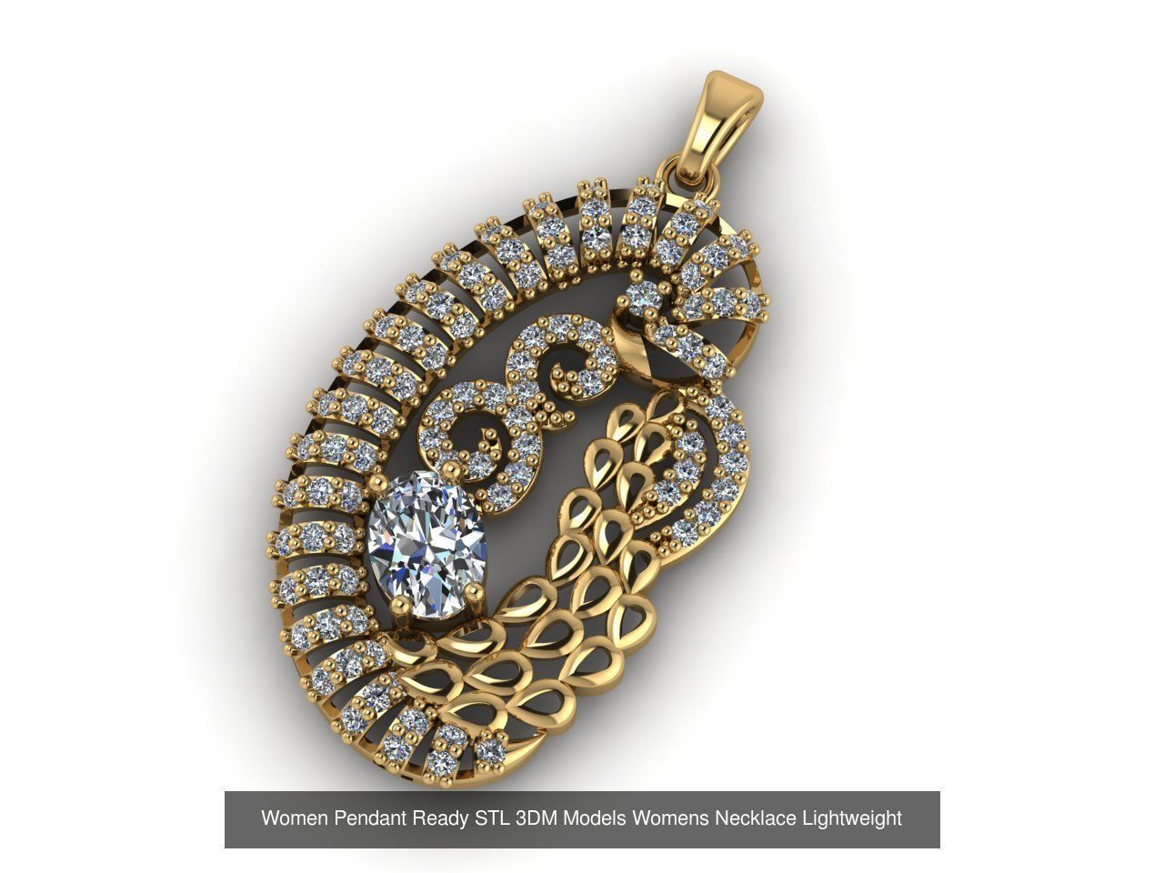 53 Files - Women Pendant Ready STL 3DM Models Womens Necklace 3D 3D ...