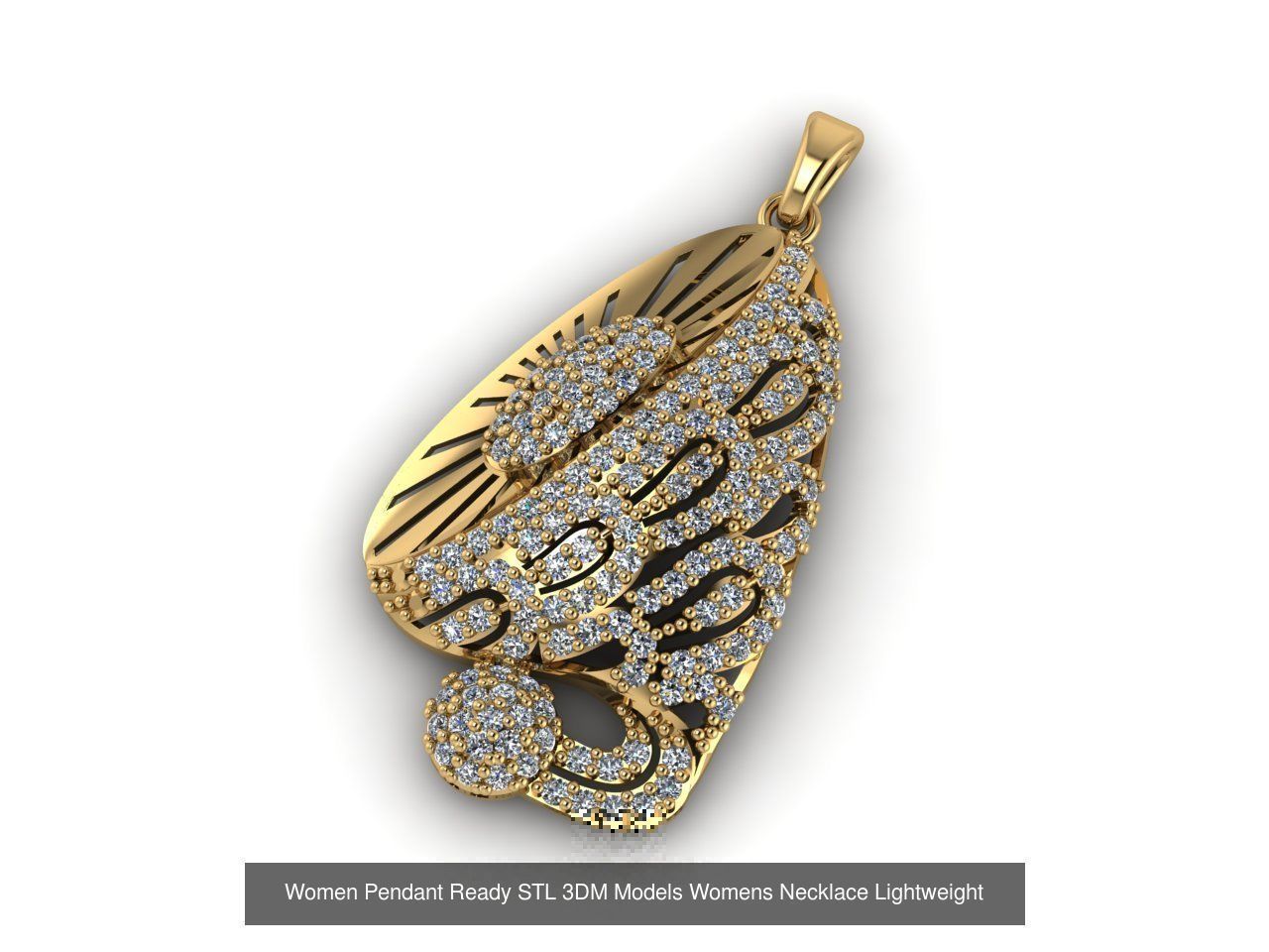 53 Files - Women Pendant Ready STL 3DM Models Womens Necklace 3D 3D ...