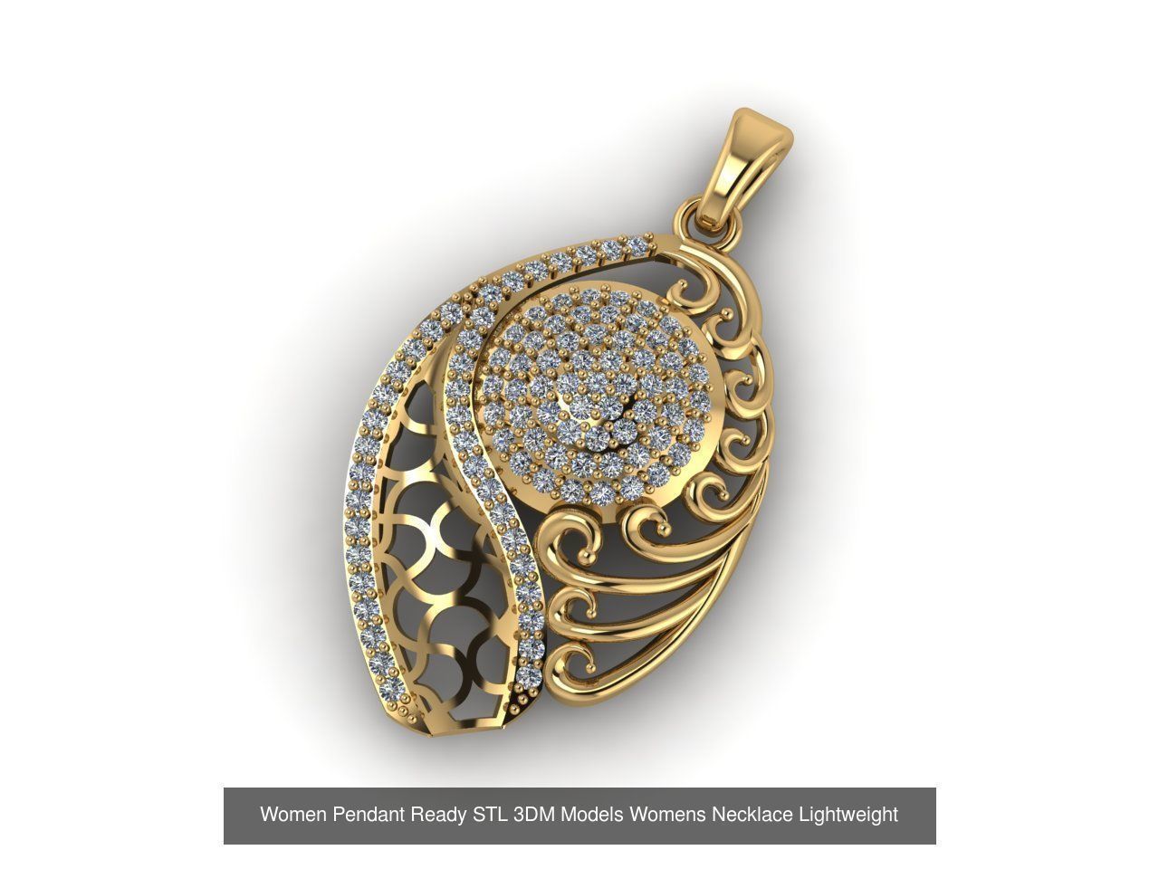 53 Files - Women Pendant Ready STL 3DM Models Womens Necklace 3D 3D ...