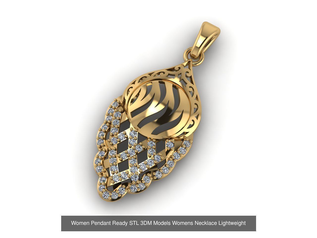 53 Files - Women Pendant Ready STL 3DM Models Womens Necklace 3D 3D ...