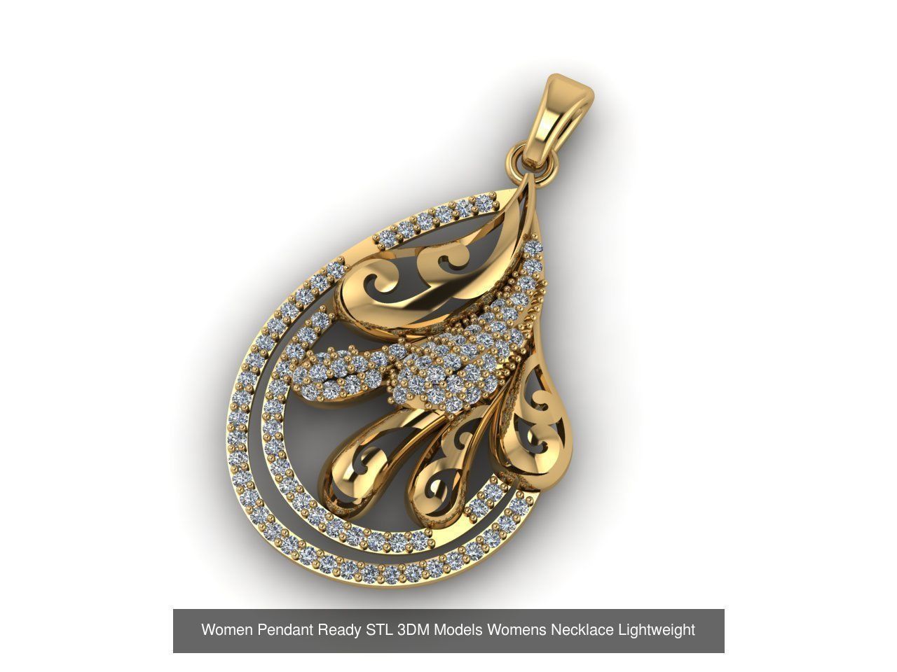 53 Files - Women Pendant Ready STL 3DM Models Womens Necklace 3D 3D ...